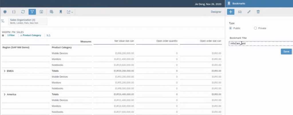 SAP Analytics Cloud, Analytics Designer im InCon-Webinar