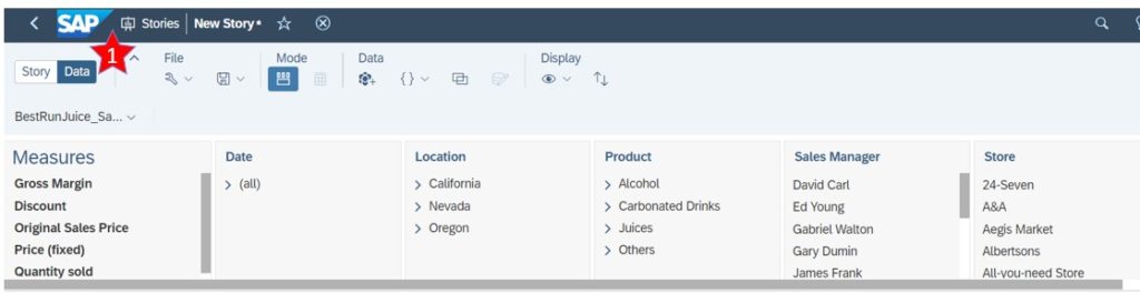 SAP Analytics Cloud Tabellen und Schwellenwerte - Tutorial